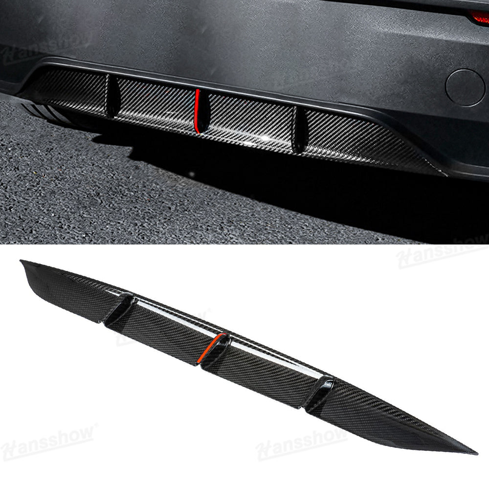 Model Y Juniper Rear Diffuser Real Carbon Fiber Rear Bumper Lip MINI D – Hansshow