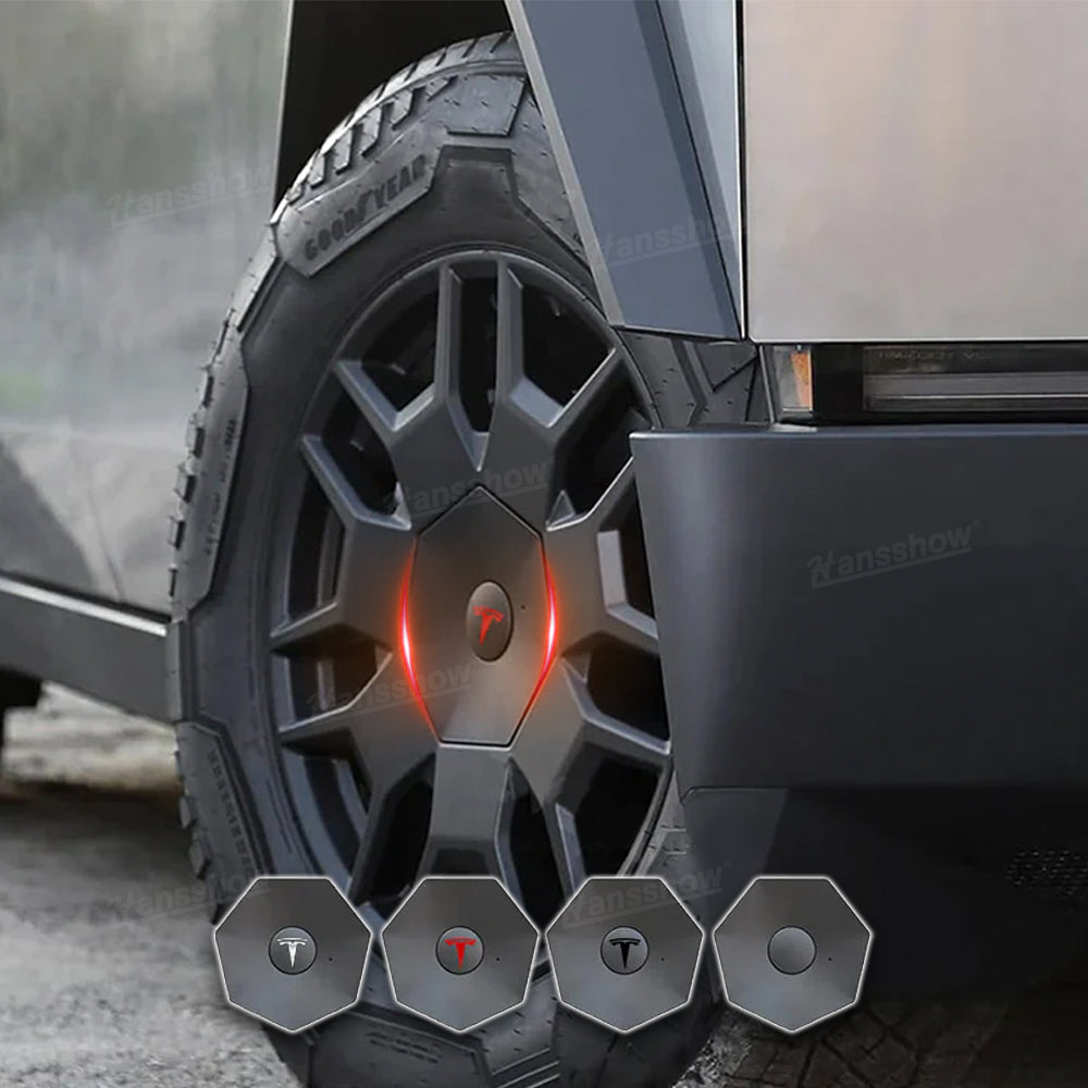 Tesla Cybertruck Heptagon Center Wheel Hub Cap Wheel Rim Caps With Lug ...