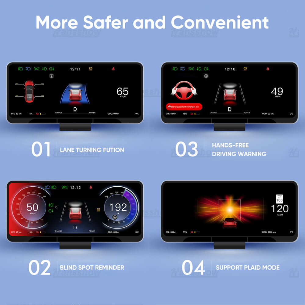 Hansshow Model 3 Highland F9 9 Inches Touch Screen Carplay/Android Auto ...