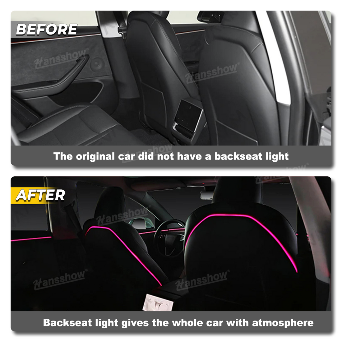 Model Y Juniper/3 Highland Ambient Lighting Kit Backseat Ambient Light ...