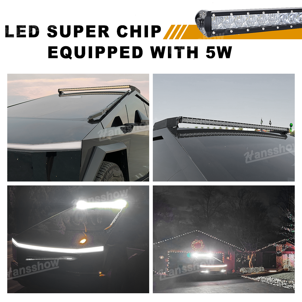 Tesla Cybertruck LED Light Bar Off-Road & Overland Auxiliary Lighting ...