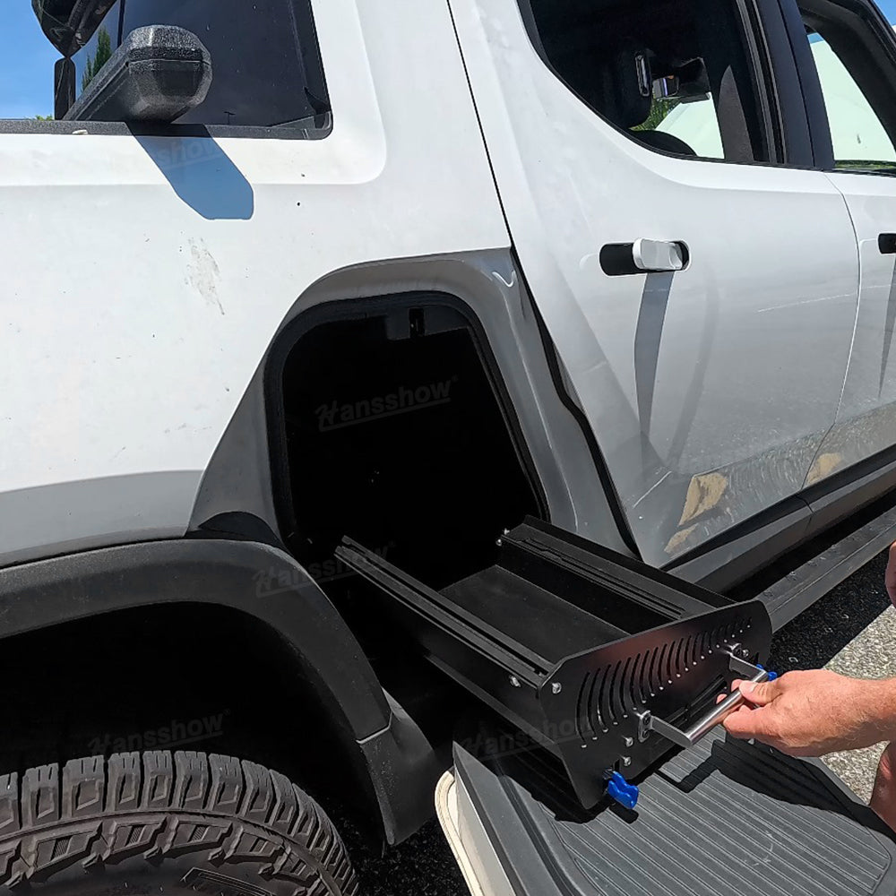 R1T Gear Tunnel Slide Drawer Cargo Slide Out Shelf Tray For Rivian | H ...
