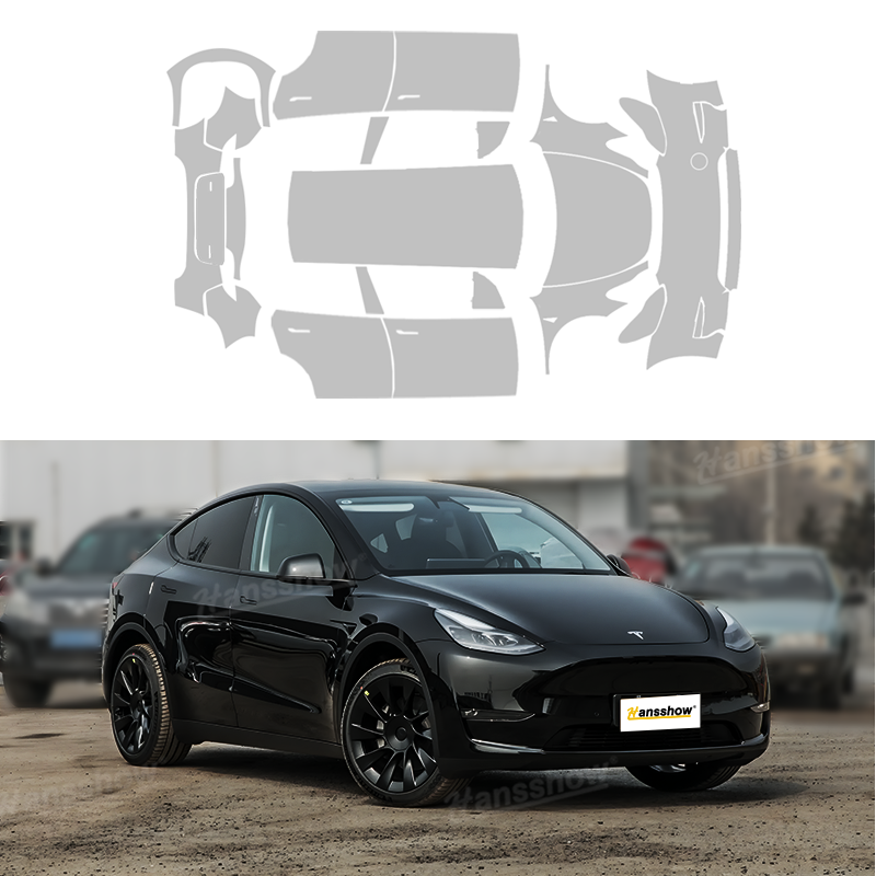 Model Y DIY Color PPF Protection Film Kit-Wrap Pre-cut Full Coverage P ...