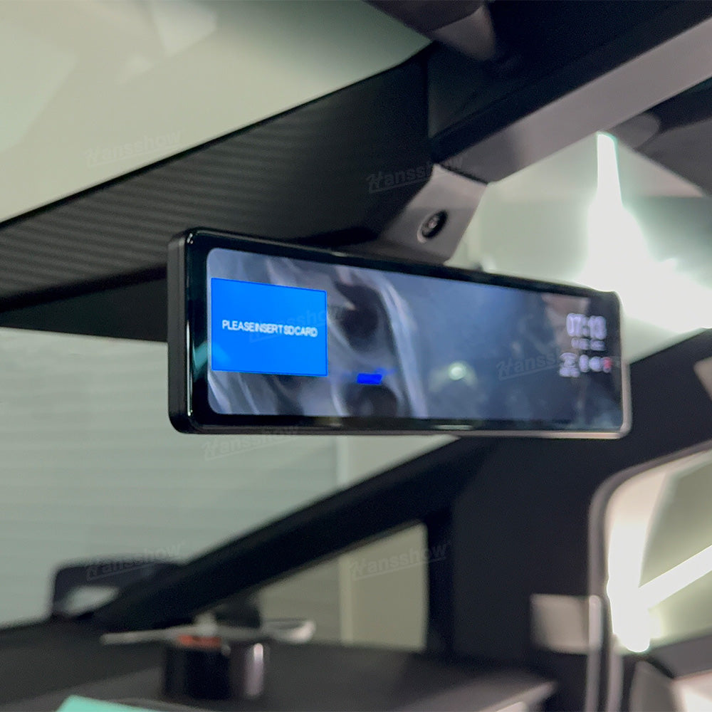 Cybertruck Media Rearview Mirror 12 Inch Live Streaming Recorder Dashc ...