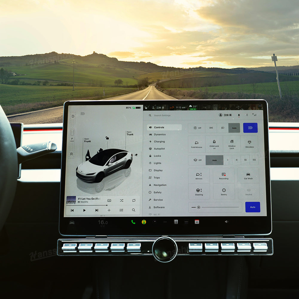 Center Console Physical Control Button Multiple Functions for Tesla Mo ...