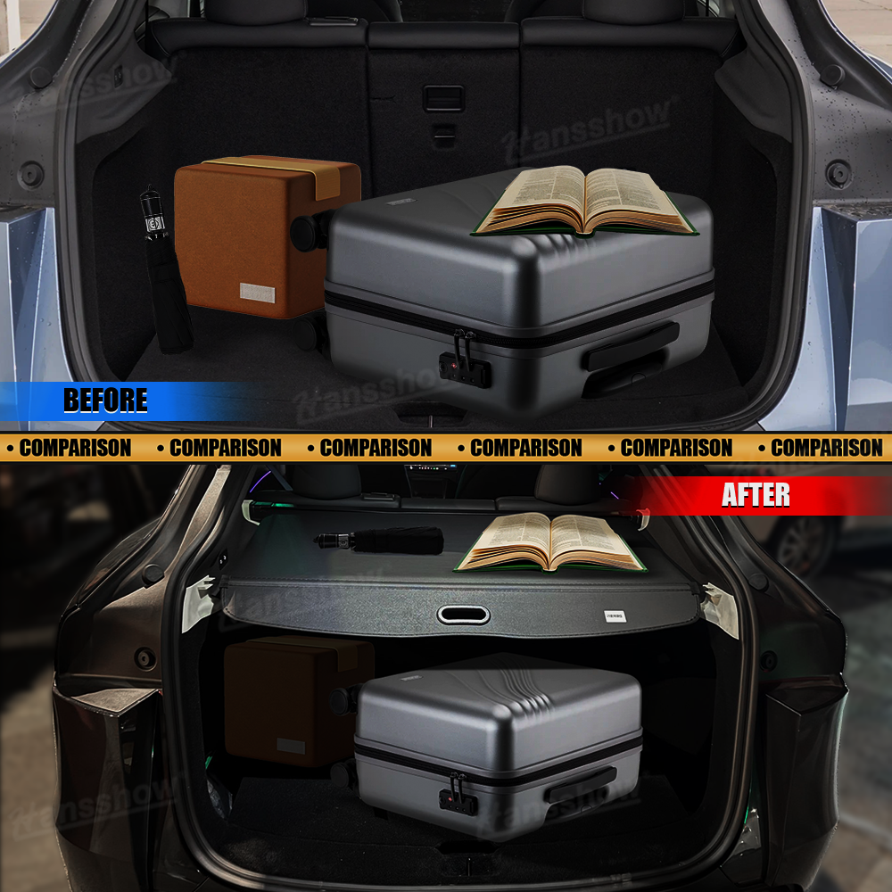 Model Y Juniper Trunk Retractable Cargo Privacy Cover Shielding Shade ...