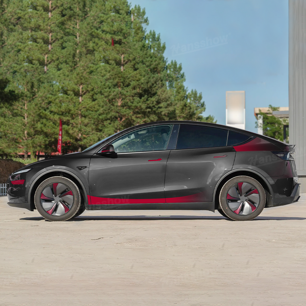 Model Y Juniper Exterior Vinyl Wrap Side Vinyl Sticker Decal for Tesla ...