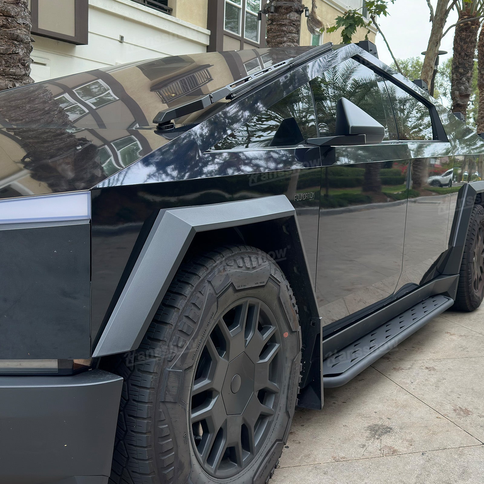 Cybertruck Running Boards Side Steps Pedal Nerf Bar-Upgrade for Tesla ...