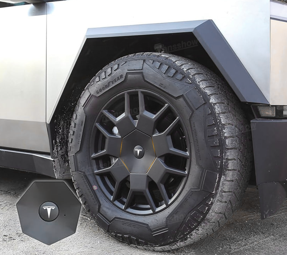 Tesla Cybertruck Heptagon Center Wheel Hub Cap Wheel Rim Caps With Lug ...
