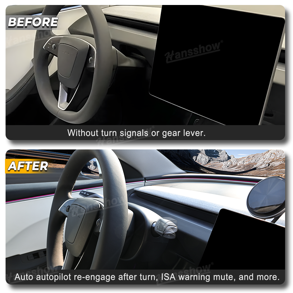 Hansshow Tesla Model 3 Highland Gear Shifter Switch Stalk Turn Signal