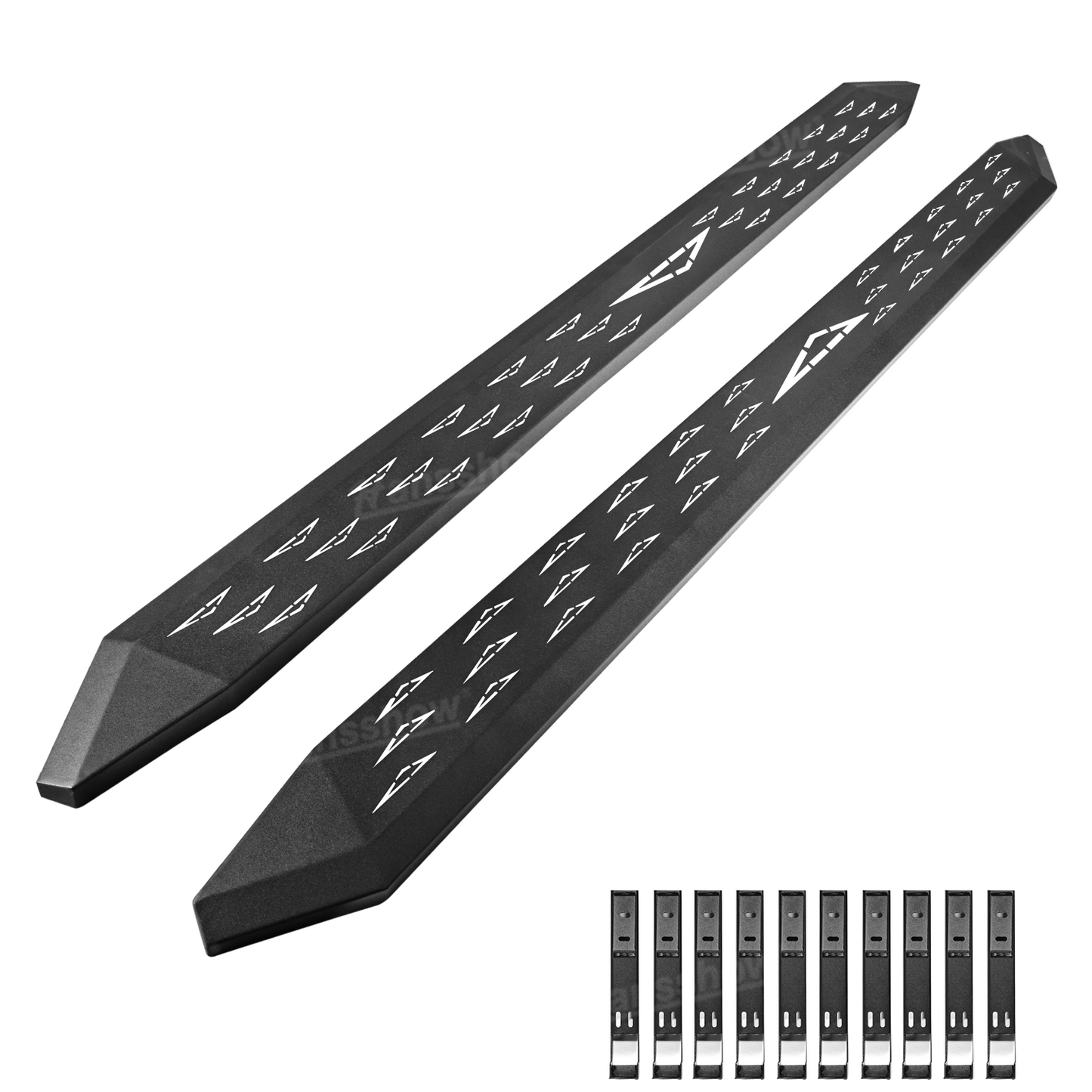 Cybertruck Running Board Side Steps Nerf Bar-With Cybertruck Custom Lo ...