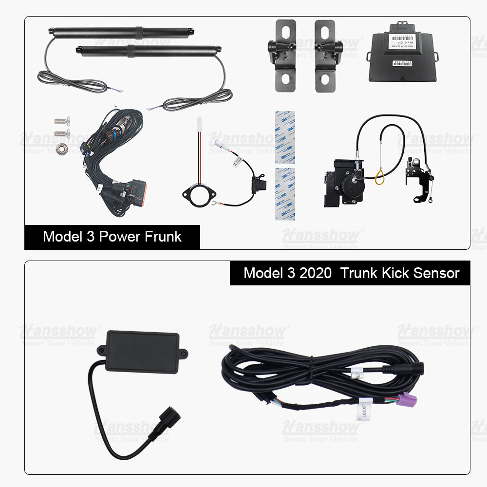Model 3 Power Trunk and Frunk – Hansshow