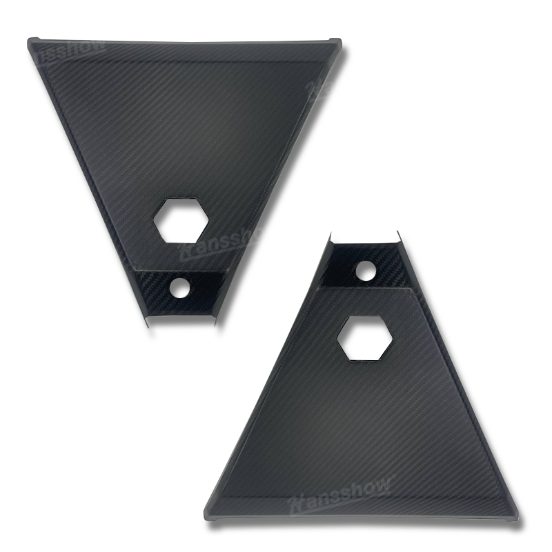 Cybertruck Real Carbon Fiber Warning Light Cover Interior Accessories ...