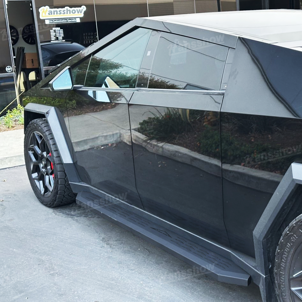 Cybertruck Running Board Side Steps Nerf Bar-With Cybertruck Custom Lo ...