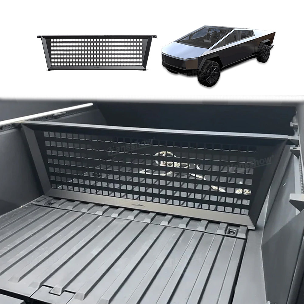 Tesla Cybertruck Rack Trunk Bed Divider MOLLE Rack Waterproof Pickup C ...