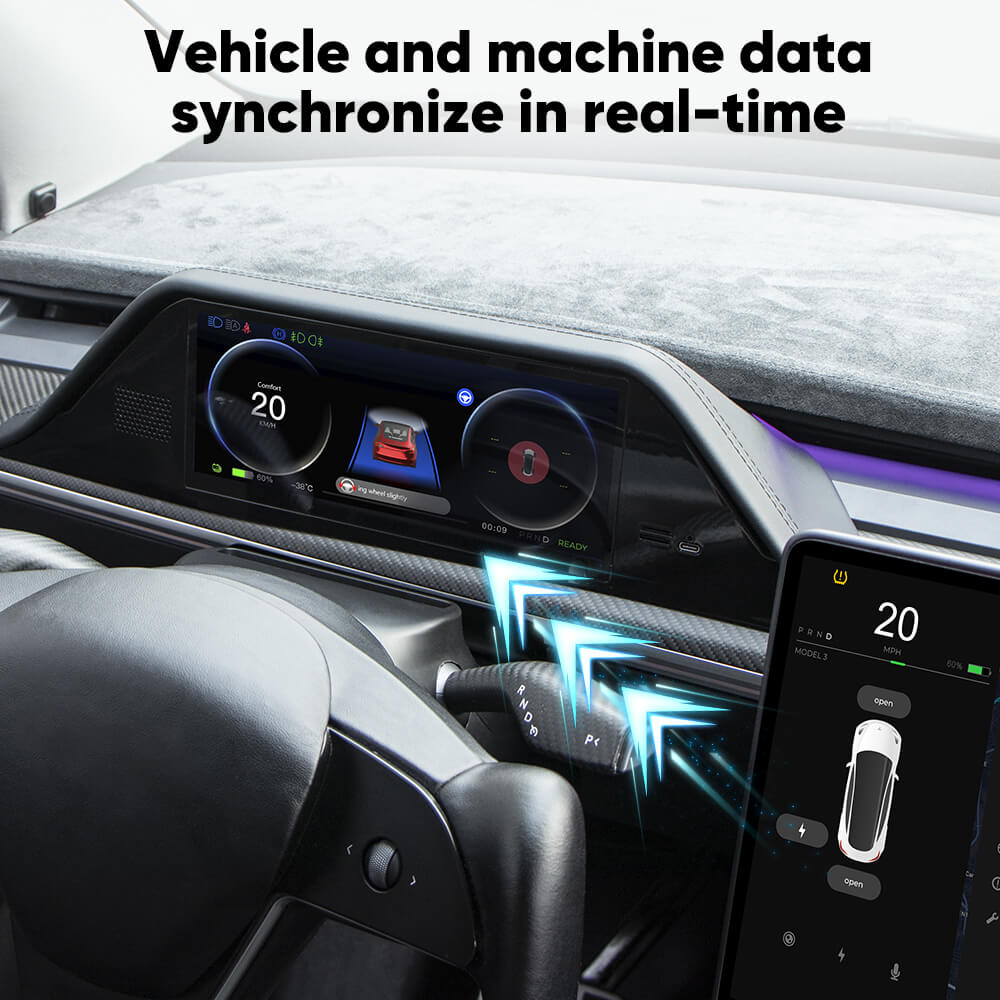 Tesla Model 3/Y 8.9" Integrated Dashboard Instrument Cluster Screen ...