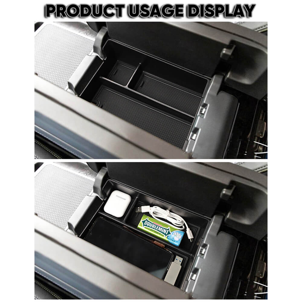 Rivian R1T/R1S Center Console Organizer Tray Armrest Storage Box Rivia ...