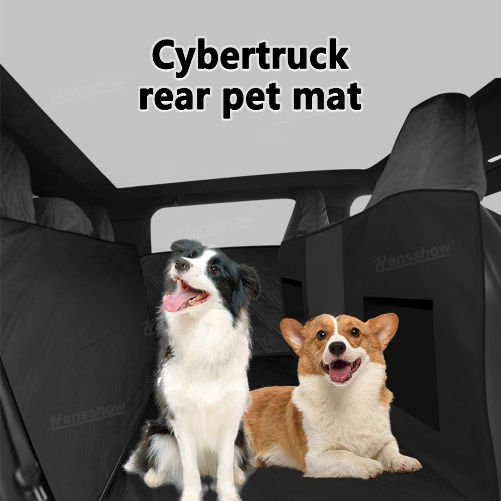 Tesla Cybertruck Pet Mat Waterproof Seat Protector for Dogs Rear Seat ...