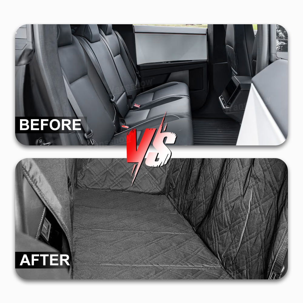 Tesla Cybertruck Pet Mat Waterproof Seat Protector for Dogs Rear Seat ...