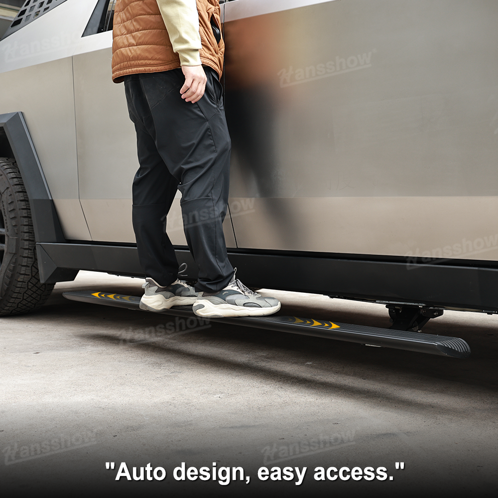 Tesla Cybertruck Electric Running Boards Automatic Retractable Power S ...