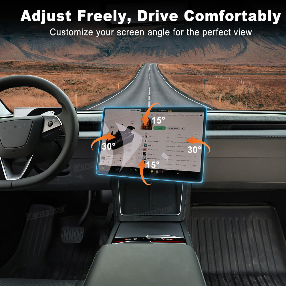 Model 3 Highland&Model Y Juniper Screen Swivel Mount Center Console To ...