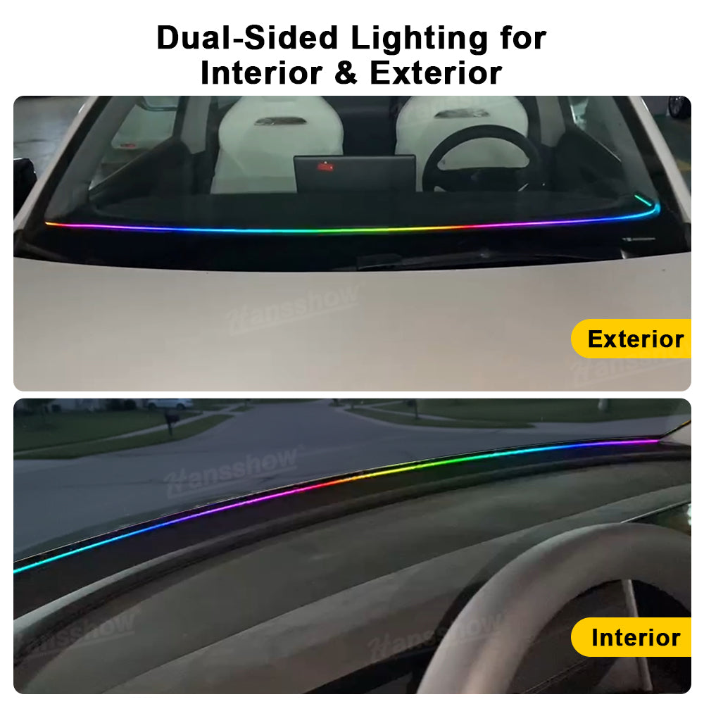 Model Y Juniper Front Windshield RGB Ambient Lighting Streamer Ambient ...