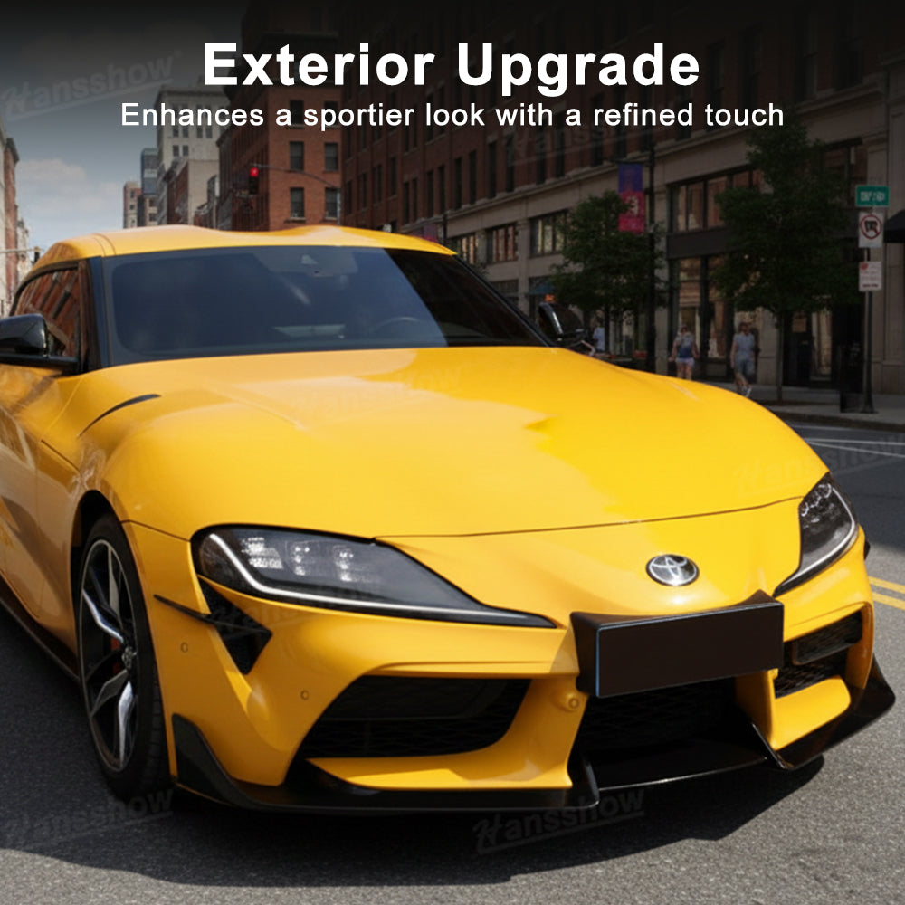 Supra A90 A91 Front Bumper Air Blades ABS Carbon Fiber Style for Toyot ...