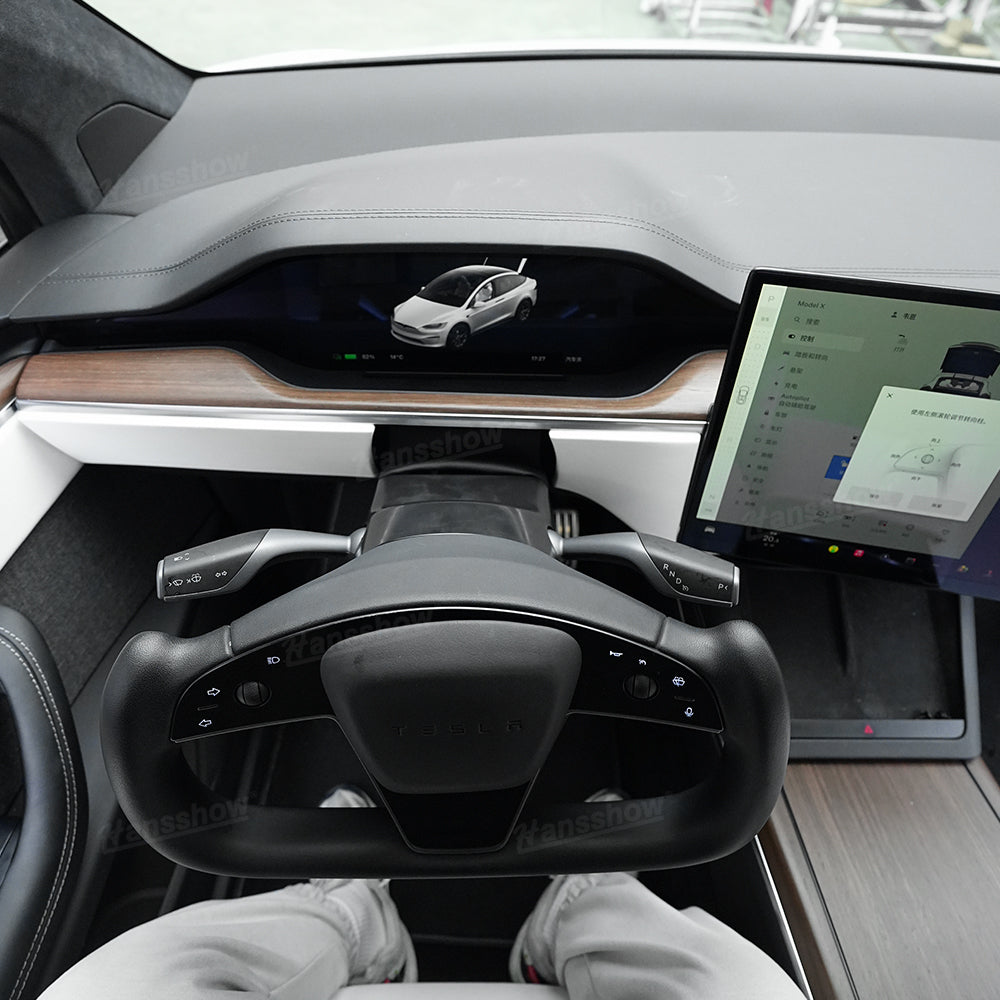 Hansshow Tesla Model S/X Gear Shift Turn Signal Lever Upgrade Kit