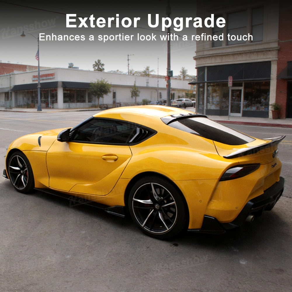 Supra A90 A91 Rear Bumper Corner Protectors ABS Carbon Fiber Style Bod ...