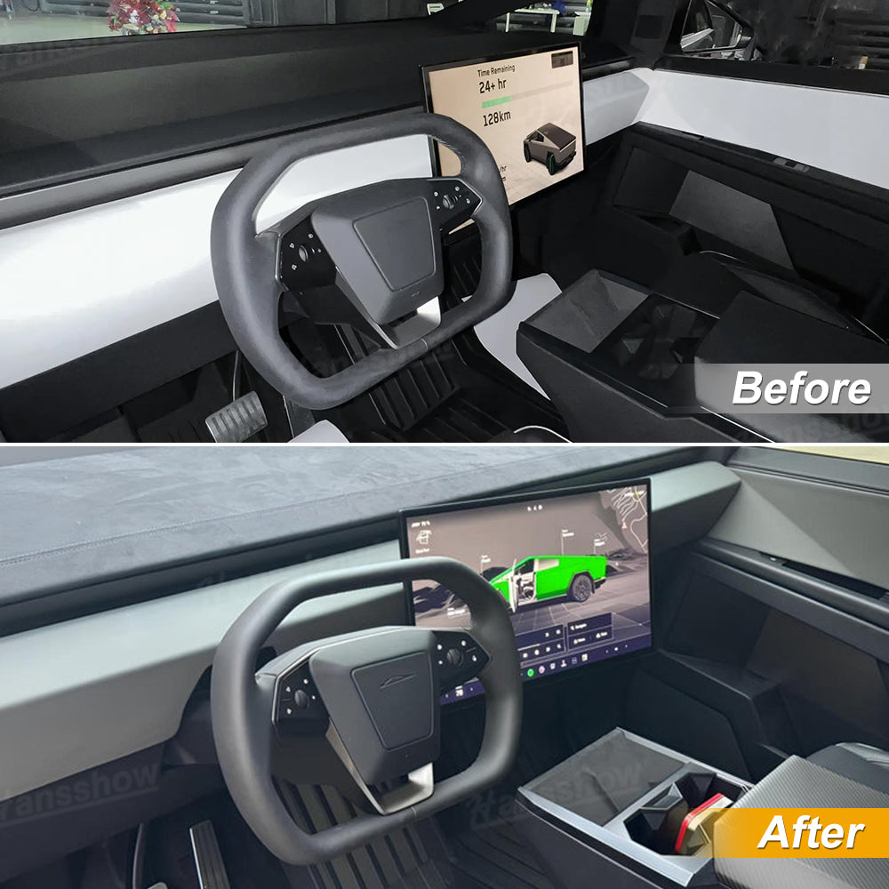 Cybertruck Swiveling Screen Mount Kit 2.0 Center Console Touch Screen ...