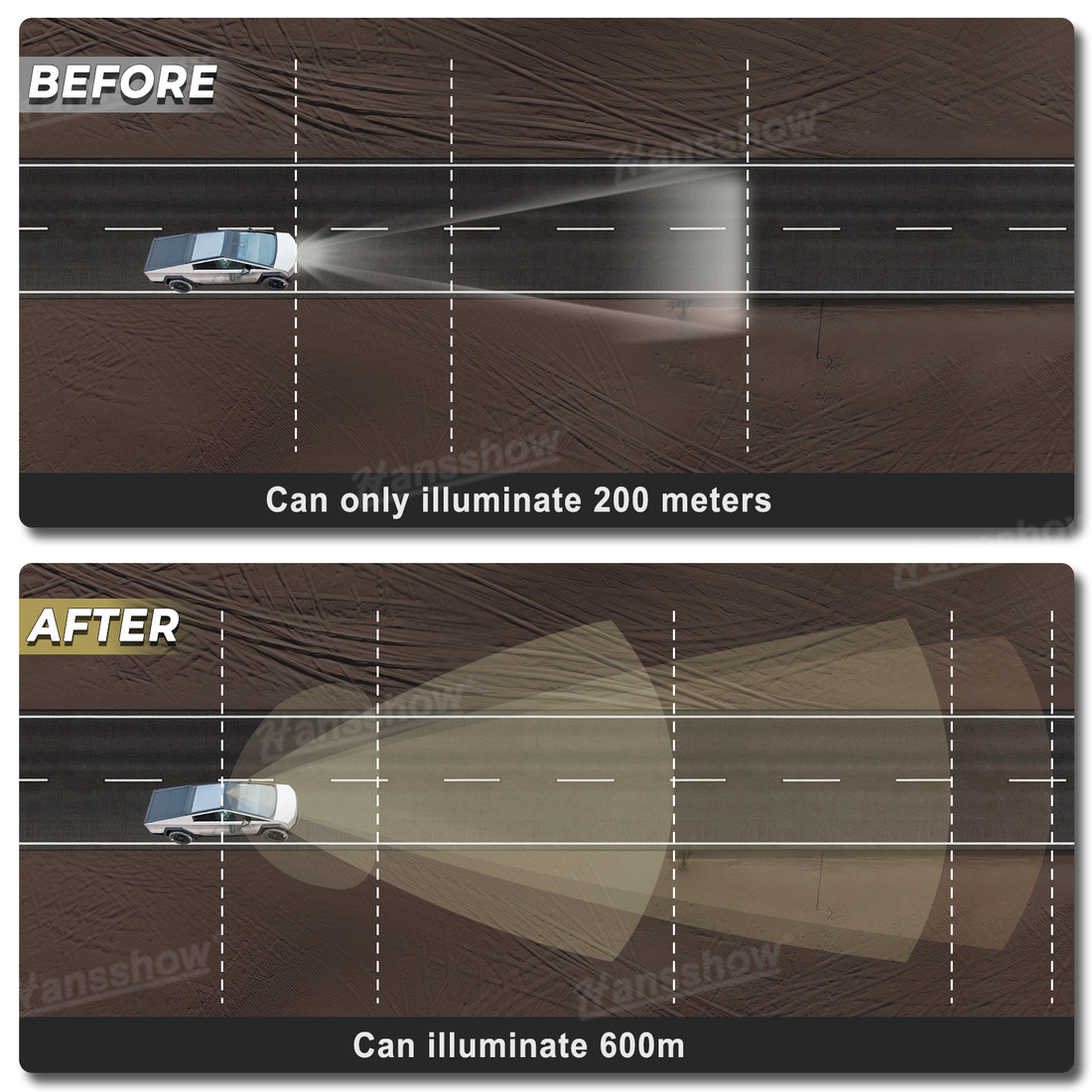 Tesla Cybertruck LED Light Bar Off-Road & Overland Auxiliary Lighting ...