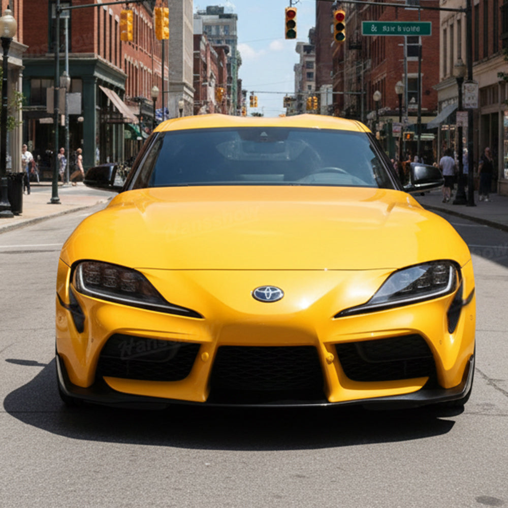 Supra A90 A91 Front Bumper Air Blades ABS Carbon Fiber Style for Toyot ...