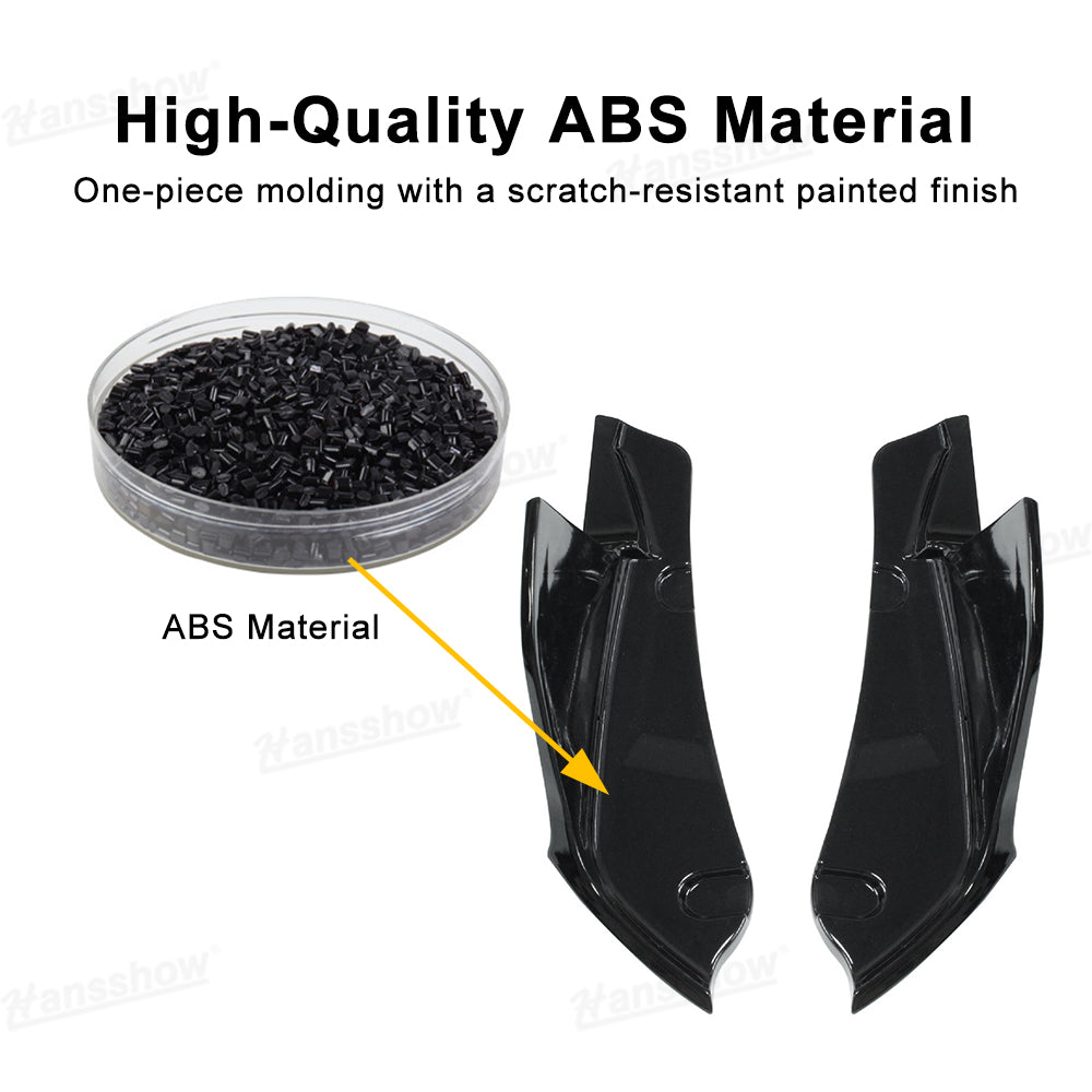 Supra A90 A91 Rear Bumper Corner Protectors ABS Carbon Fiber Style Bod ...