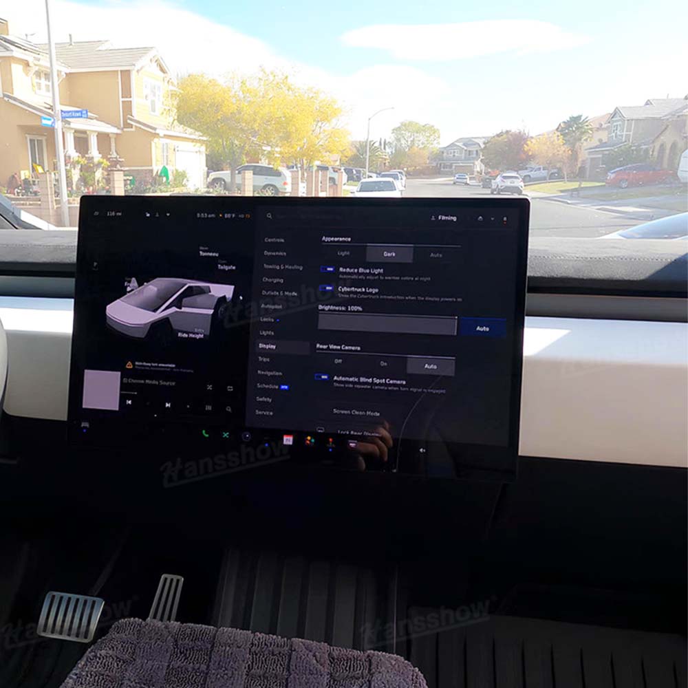 Cybertruck Swiveling Screen Mount Kit 2.0 Center Console Touch Screen ...