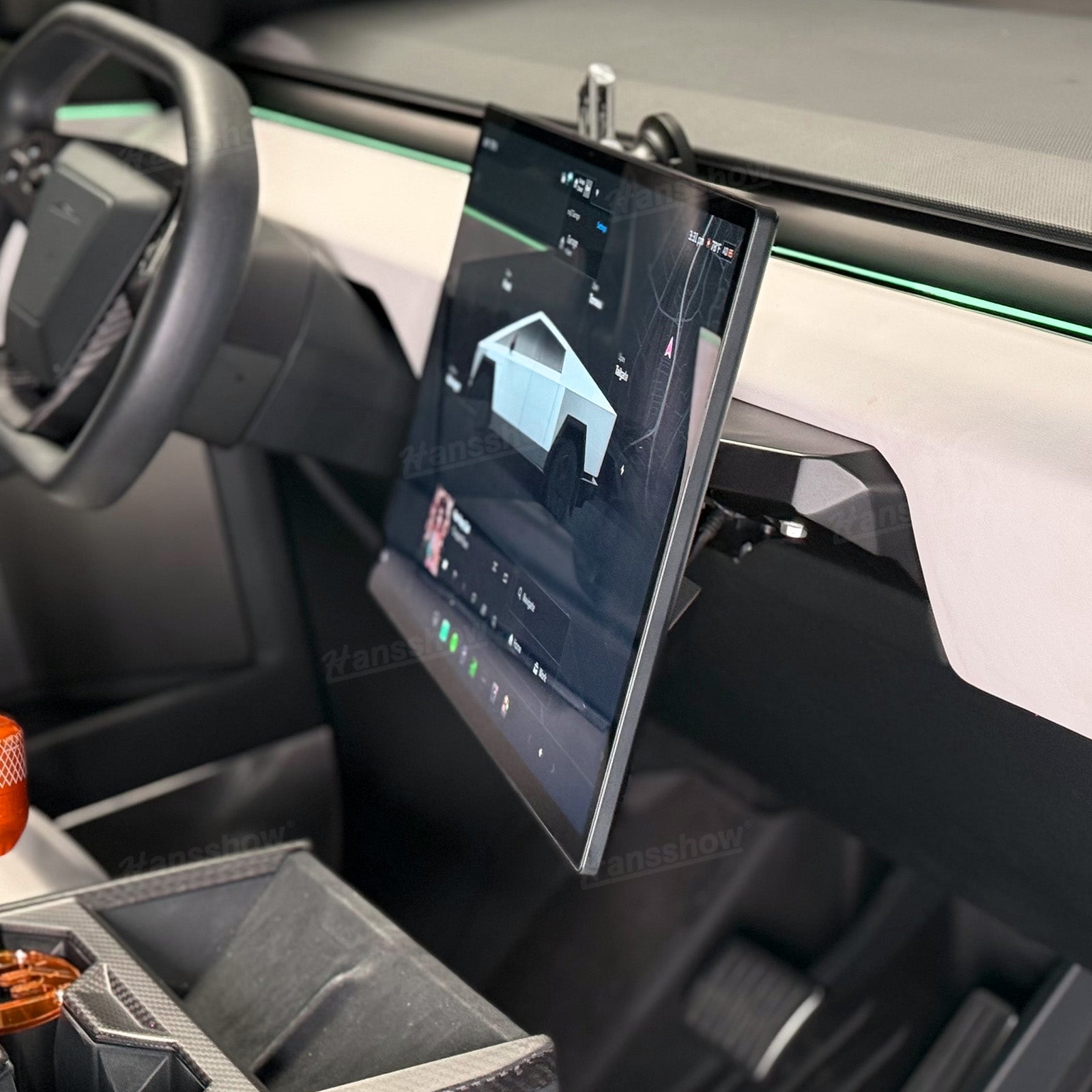 Tesla Cybertruck Swivel Mount kit For Center Console Touch Screen Adju ...