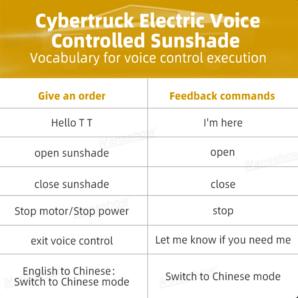 Cybertruck Electric Sunshade 2.0 Frameless Glass Roof Power Sunshade w ...