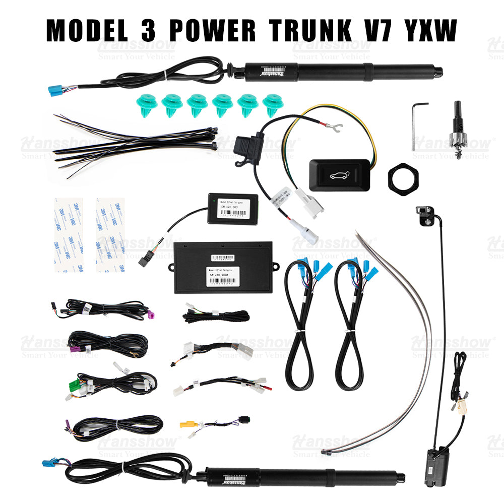 Model 3 Power Trunk and Frunk – Hansshow