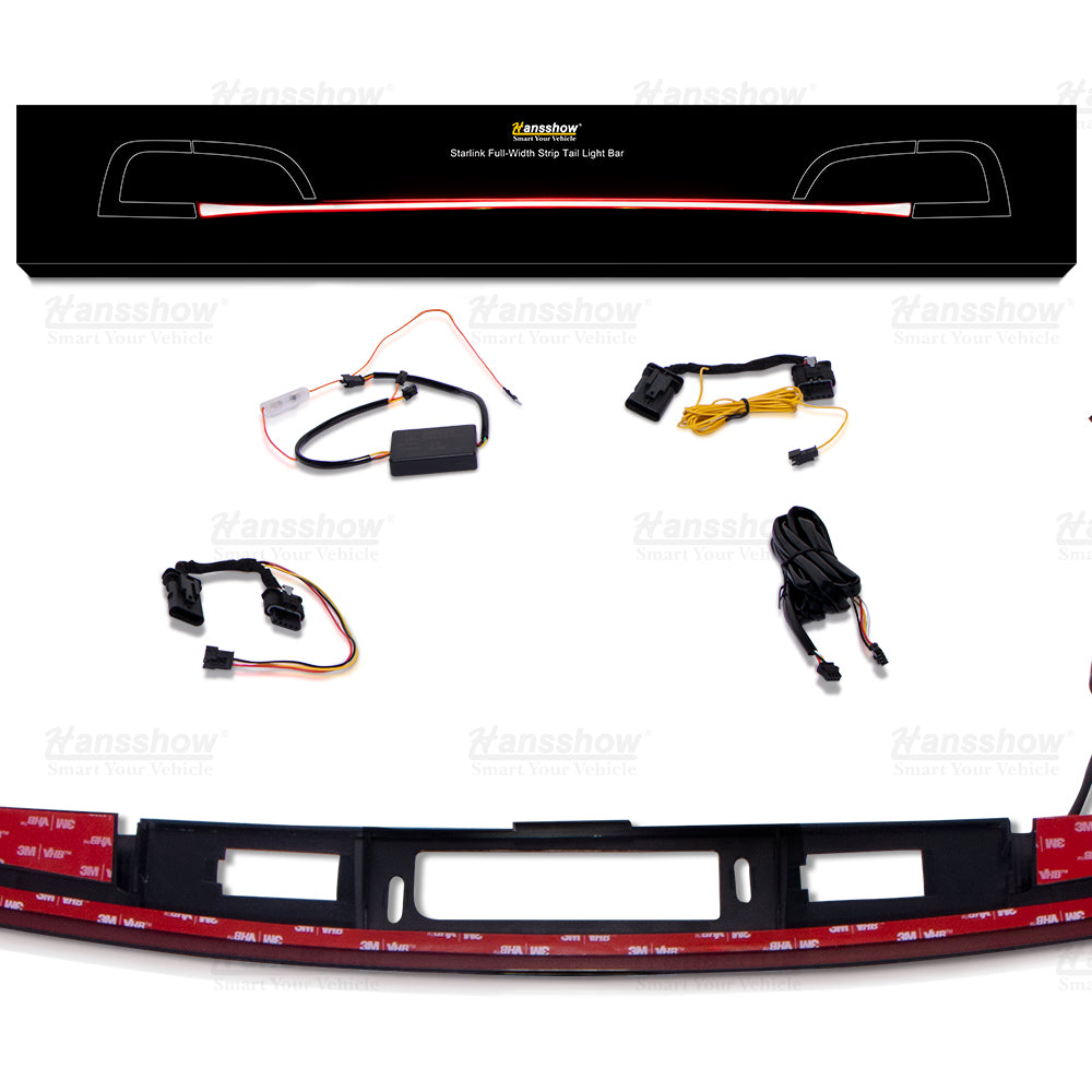 Model 3/Y Knight Rider Full-Width Strip Tail Light | Hansshow