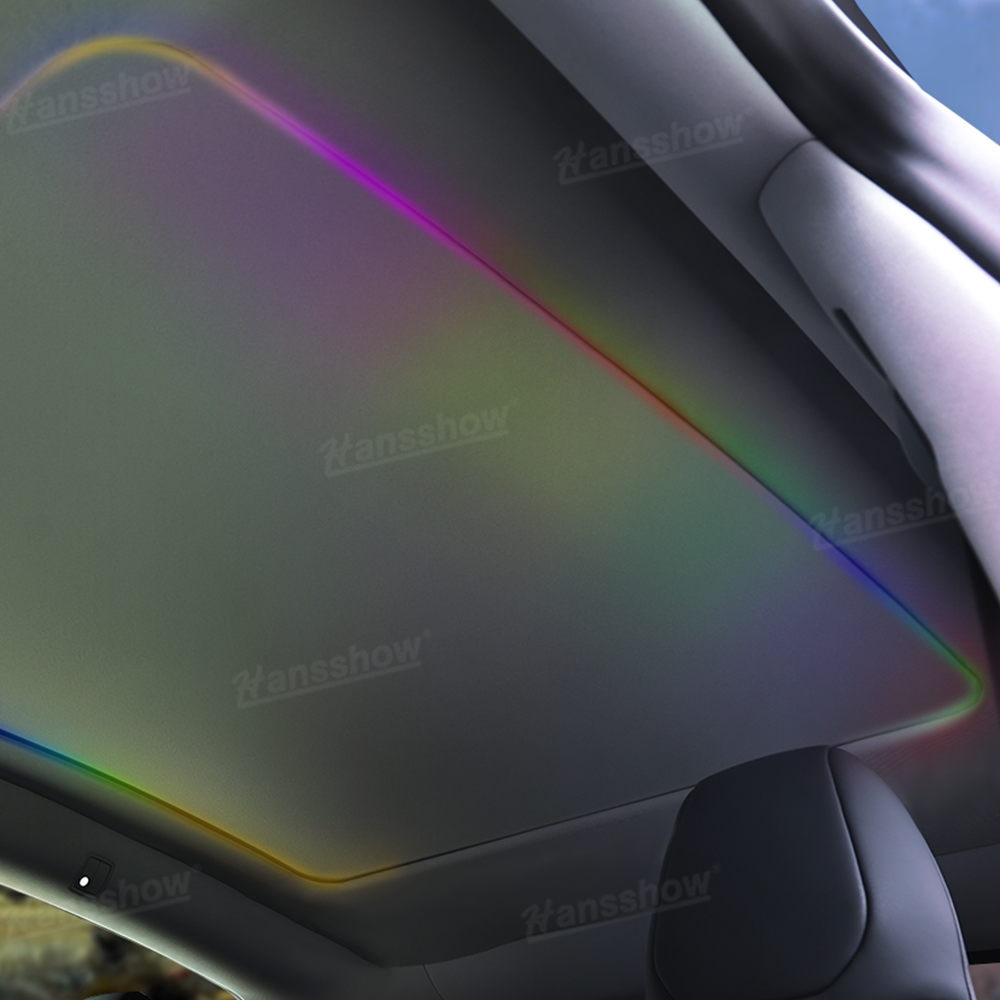 Model Y Juniper Power Sunshade Ambient Light Glass Roof Electric Sun S ...