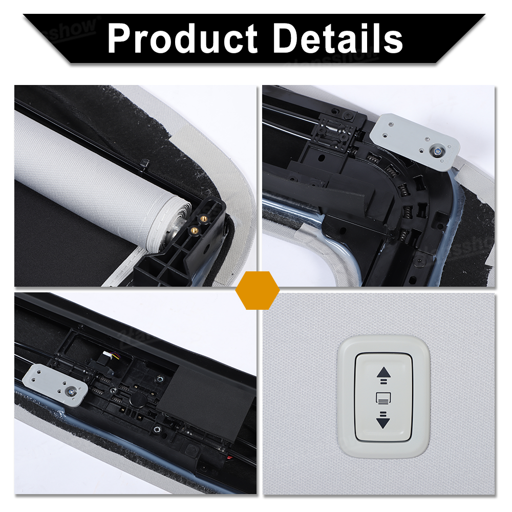 Model Y Juniper Power Sunshade Ambient Light Glass Roof Electric Sun S ...