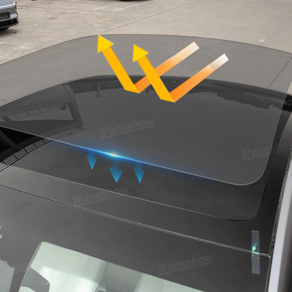 Model Y Juniper Skylight Roof Heat Shield Film TPU Sunroof Protection ...