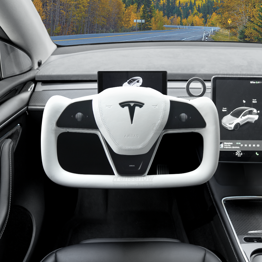 New Style Tesla Model 3/Y Yoke Steering Wheel Inspired by Model X/S ...