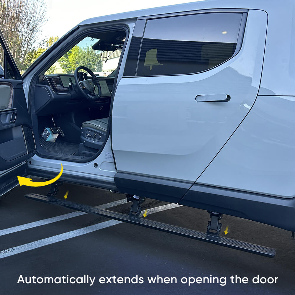 Hansshow Automatic Retractable Electric Running Boards For Rivian R1S