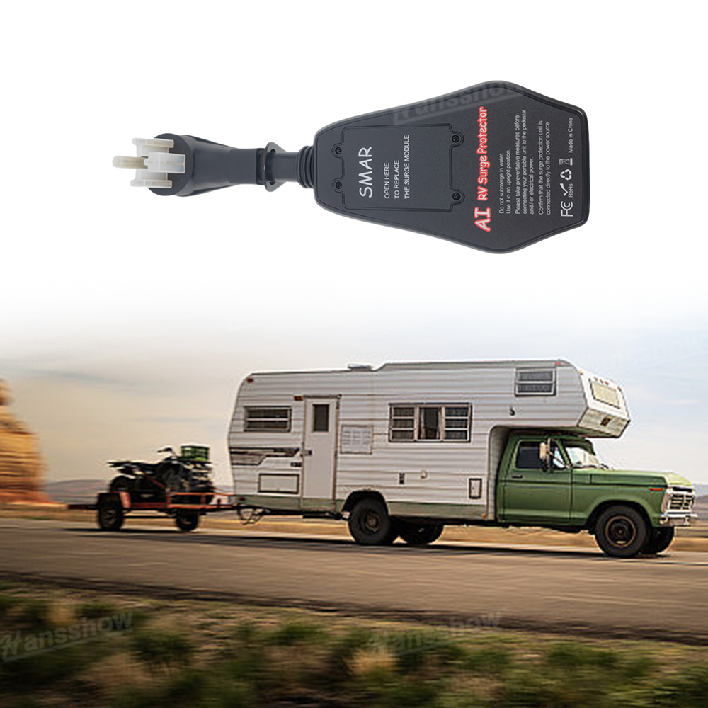 RV Surge Protector 50 Amp RV Plug Electrical Adapter Protector For Lux ...