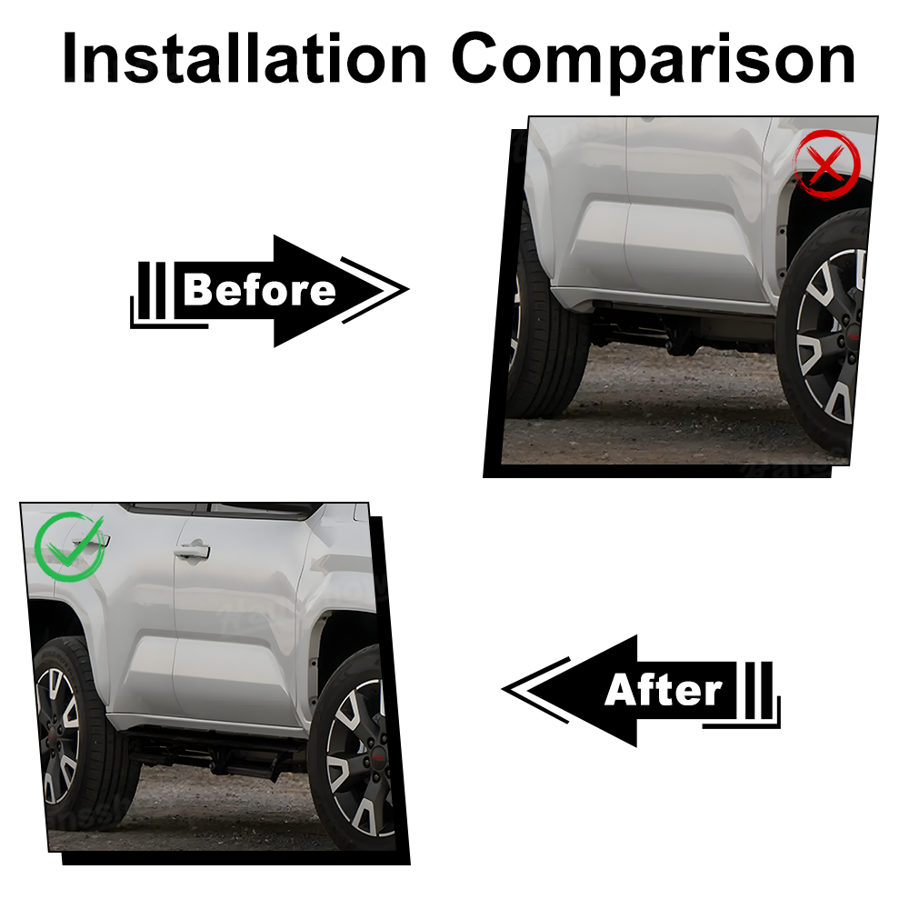 Running Boards For Toyota 4Runner Truck Side Steps – Hansshow