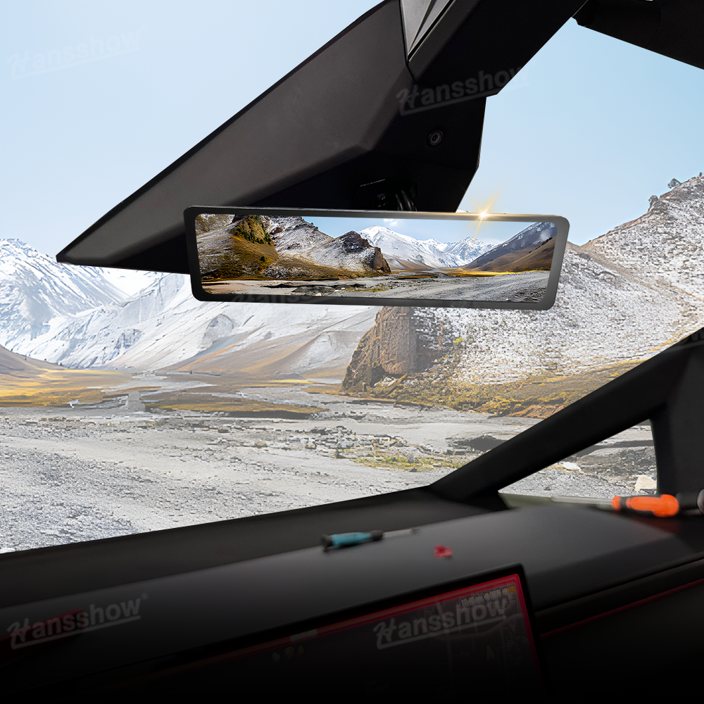 Tesla Cybertruck Media Rearview Mirror 11.26 Inch Live Streaming Recor ...