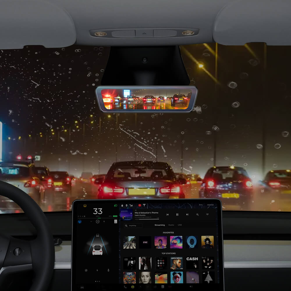 Tesla Model Y 3 Highland Stream Media Rearview Mirror Dual Channel ...