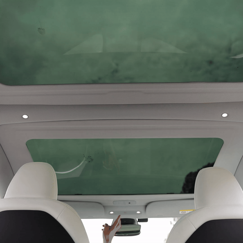 Model 3 Highland Electric Sunshade Glass Roof Retractable Sun Shade Vo ...