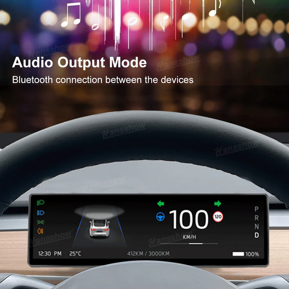 Mini Tesla Model 3/Y Gauge Cluster Screen|LCD Display|Hansshow