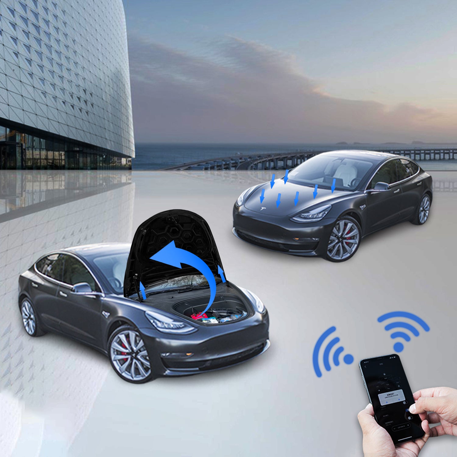 Model 3 Power Trunk and Frunk – Hansshow